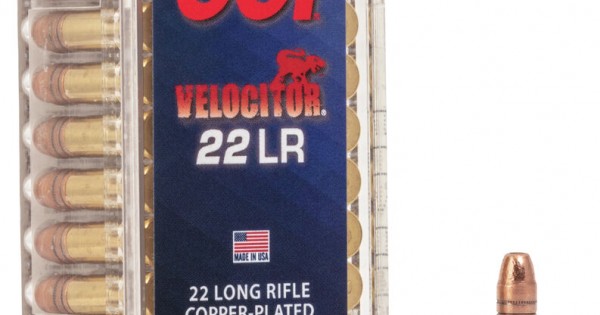 CCI 22LR Velocitor 40gr HP 10 Pkts 500 Rounds
