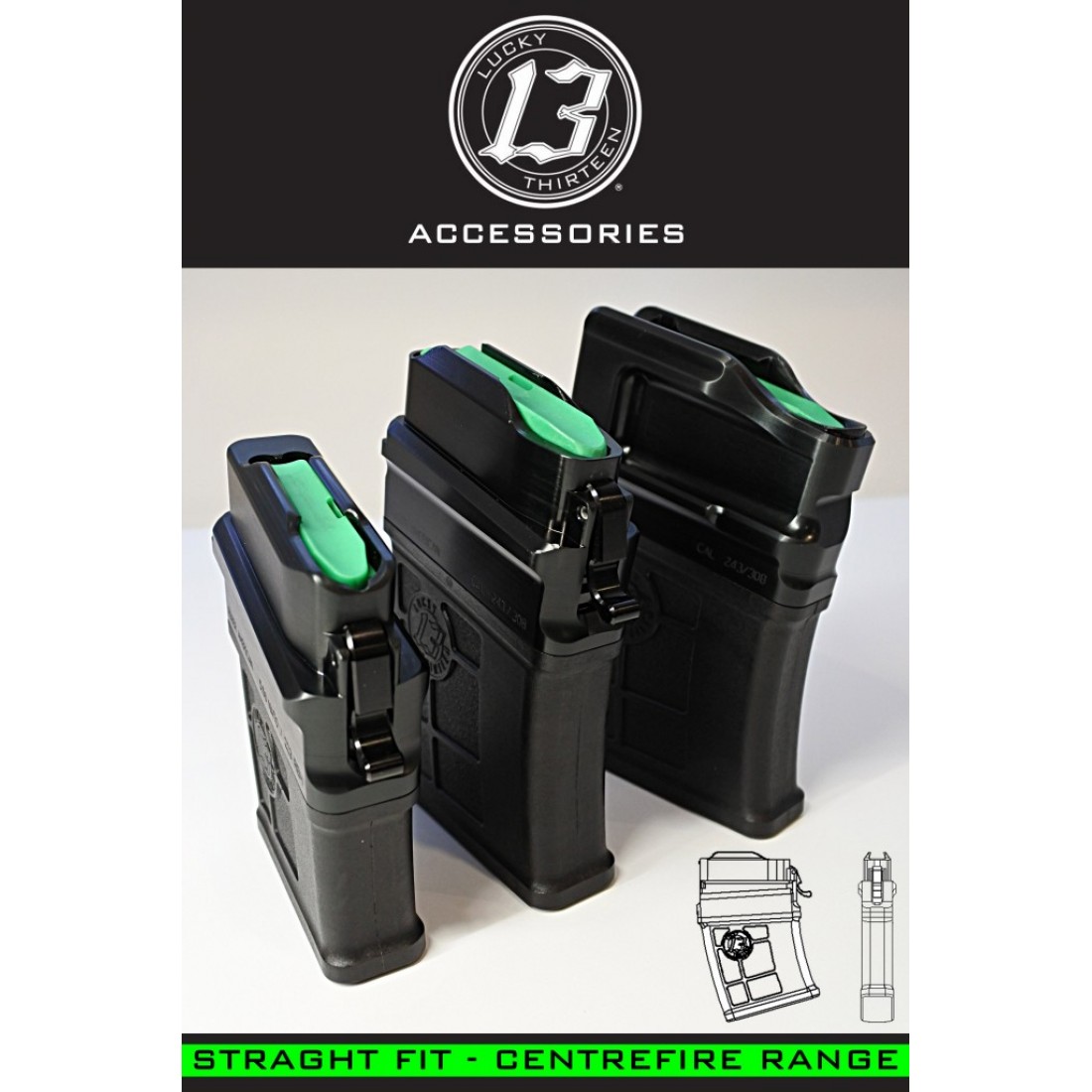 LUCKY THIRTEEN – Howa 1500 Detachable Magazine Only For Kit.