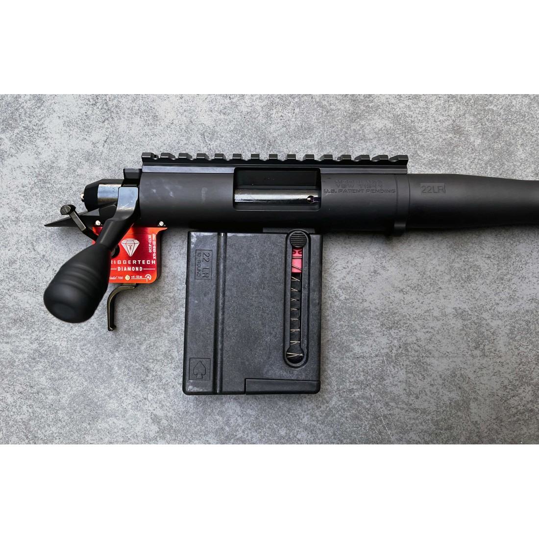 VUDOO V22T 360 22LR Right Hand Barreled Action with Trigger Tech Trigger